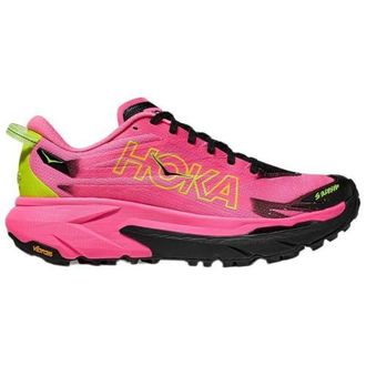 Hoka One One ONE ONE W Mafate 5 Chaussures de trail pour femme Rose fluo/noir, Rose fluo, noir, 38.5 EU
