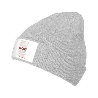 Generic Tacos Tacos Femme Homme Bonnets Hiver L&eacute;ger Bonnet De P&ecirc;cheur Souple Bonnets Tricot&eacute; pour Course &Agrave; Pied Jogging Le Quotidien