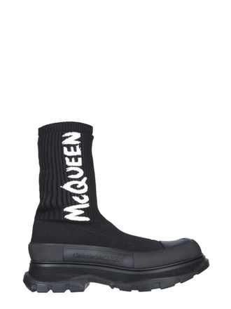 Alexander McQueen Tread Slick Boot - Black