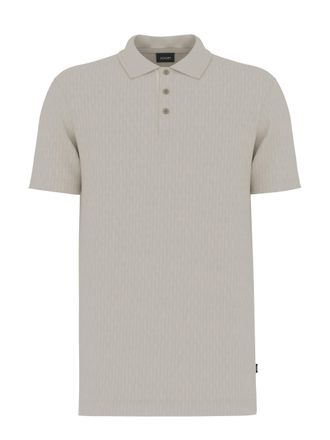 Joop Poloshirt JOOP Jorge, Herren, Gr. XL, natural, Jersey, Obermaterial: 100% Baumwolle, unifarben, loose fit normal, Shirts, mit Struktur, loose fit
