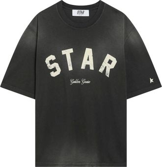 Golden Goose Femme, Tops, Noir, Taille: 36 FR Star T-Shirt