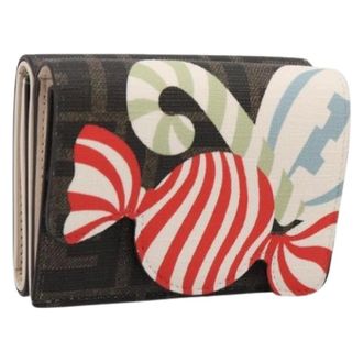 Fendi Portefeuille trifold Pre-owned Vintage - Femme - Pre-owned - Multicolore - Taille: ONE Size