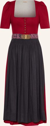 Gottseidank Gottseidank Dirndl Hanni Mit Leinen rot