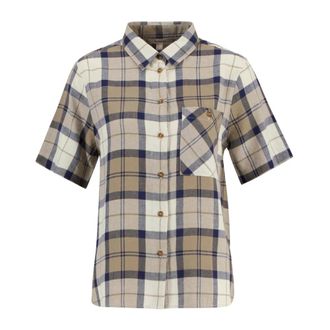 Barbour Femme, Blouses et Chemises, Multicolore, Taille: 36 FR Chemise &agrave; manches courtes Fern Tartan