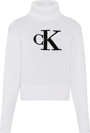Calvin Klein Jeans Strickpullover Rollkragen, Logo-Druck
