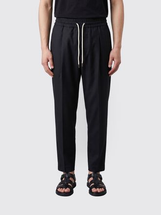 Dr&ocirc;le de Monsieur Dr&ocirc;le de Monsieur Pantalon de jogging cropped en laine m&eacute;lang&eacute;e avec cordon
