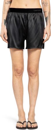 Tom Ford Stretch Silk Satin PJ Shorts