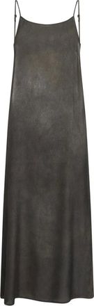 Uma Wang UMA Wang, Femme, Robes, Gris, Taille: 40 FR Robe Grise en Soie Effet Ombré Longueur Cheville