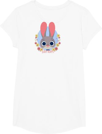 Disney Zootopia Judy Hopps Spring Wreath Graphic T-Shirt T-Shirt