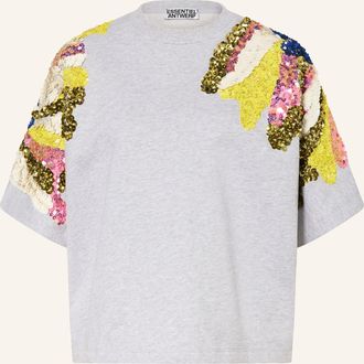 Essentiel Sweatshirt Jadda Mit Pailletten grau
