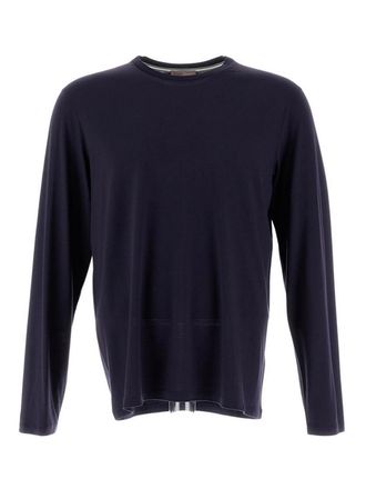 Herno Pull Col Rond - Bleu