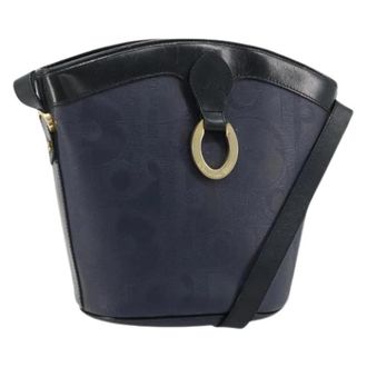 Dior Pre-owned Vintage Canvas Shoulder Bag - - Pre-owned - Damen - Blau - ONE SIZE