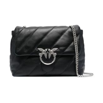 Pinko Pinko, Femme, Sacs, Noir, Taille: ONE Size Big Love Bag Puff