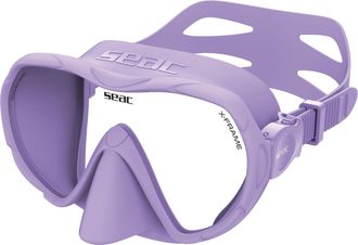 Seac X-Frame - Rahmenlose Silikon-Tauchmaske mit einzigartiger Linse aus geh&auml;rtetem Glas | klare Sicht und Stabilit&auml;t unter Wasser | geringes Volumen | zum