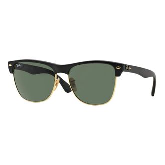 Ray-Ban Homme, Accessoires, Noir, Taille: 57 MM Lunettes de soleil Clubmaster Oversized Noir/Or/Gris