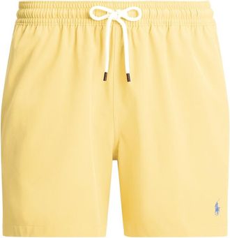 Ralph Lauren Glatte Badeshorts in Stretch-Qualit&auml;t mit kleiner Pony-Stickerei in