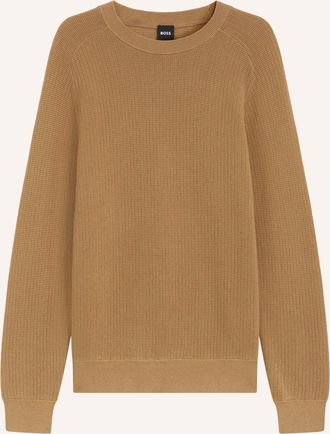HUGO BOSS Pullover C-Lacerbo Regular Fit beige
