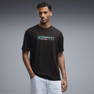 Puma T-shirt d&eacute;contract&eacute; Lifestyle Vegas F1 Homme, V&ecirc;tements, Noir, XXL