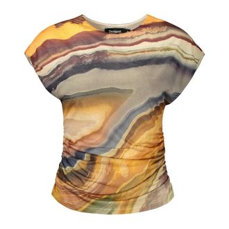Desigual Reikiavik Tank Top - - Tops - Damen - Beige - XS