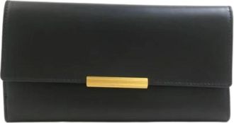 Bottega Veneta Portefeuille long (bi-pli) Pre-owned - Femme - Pre-owned - Noir - Taille: ONE Size