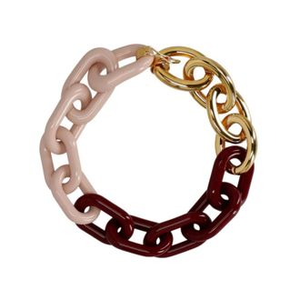 Marni Femme, Accessoires, Multicolore, Taille: ONE Size Collier &agrave; maillons en r&eacute;sine