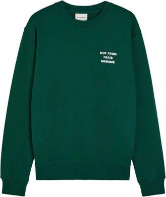 Dr&ocirc;le de Monsieur Le SweaT-shirt Slogan - Homme - Sweatshirts et sweats &agrave; capuche - Vert - Taille: XL