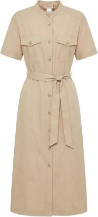 Twinset Femme, Robes, Beige, Taille: 40 FR Twin-set Robes