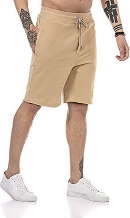 Red Bridge Short pour Homme Jogger Sweat-Pants Pantalon Court Bermuda Marron XL