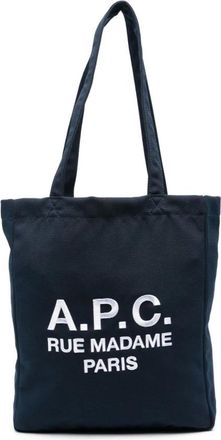 A.P.C. A.p.c., Femme, Sacs, Bleu, Taille: ONE Size Lou Rue Madame Tote