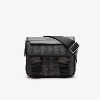 Lacoste The Blend Monogramme Crossbody Bag - - Bags - Herren - Schwarzk - ONE SIZE