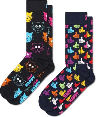 Happy Socks Socken 2-Pack Cat Socks