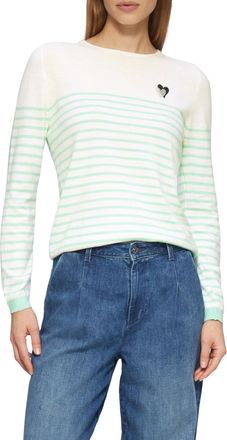 s.Oliver Strickpullover mit Herz-Stickerei