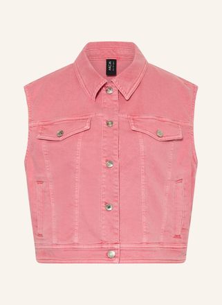 Marc Cain Cropped-Jeansweste pink