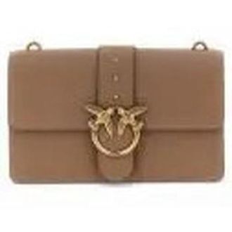 Pinko Sac Love One Classic en cuir beige