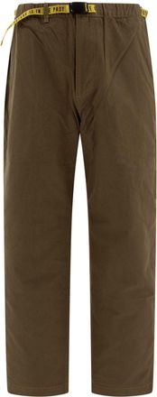 Human Made pantalon en coton à coupe fuselée - Vert