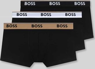 HUGO BOSS Trunks aus Baumwoll-Mix im 3er-Pack