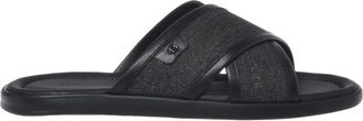 Baldinini Homme, Chaussures, Noir, Taille: 42 1/2 EU Denim Mule