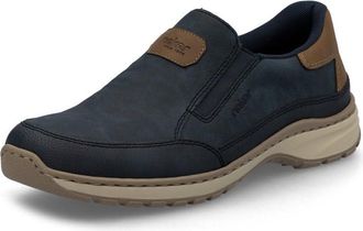 Rieker Herren Low-Top Sneaker 03365, Männer Halbschuhe, lose Einlage,Freizeitschuhe,Turnschuhe,Laufschuhe,Sportschuhe,blau Kombi (14),41 EU / 7.5 UK