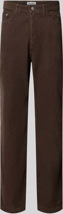 Review Straight Fit Cordhose aus reiner Baumwolle mit G&uuml;rtelschlaufen
