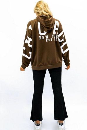Worldclassca Kapuzenpullover Worldclassca Oversized Hoodie Kapuzenpullover Sweatshirt CHICAGO