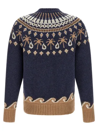 Alanui Sweet Winter Sweater - Navy