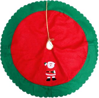 Amosfun Weihnachtsbaumdecke Aus Strapazierf&auml;higem Material Klassischer Baumrock F&uuml;r Weihnachtsdekoration Geeignet F&uuml;r Drinnen Und Drau&szlig;en