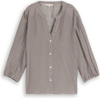 Tom Tailor Langarmbluse Blusen & Shirts Bluse mit Muster