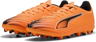 Puma Unisex Ultra 6 Play MG Fußballschuh, Heat Fire Schwarz-leuchtendes Rot, Größe 47, Heat Fire PUMA schwarz Leuchtend rot, 48.5 EU