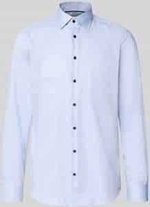 Christian Berg Regular Fit Business Hemd aus Baumwolle mit Kentkragen