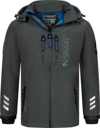 Geographical Norway Softshelljacke Richywood Darkgrey XXL