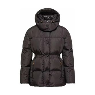 Moncler Doudoune courte &agrave; capuche Agneux - Femme - Vestes - Noir - Taille: 38 FR