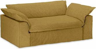 HKliving Canapé en lin 2 places Nomad HKliving