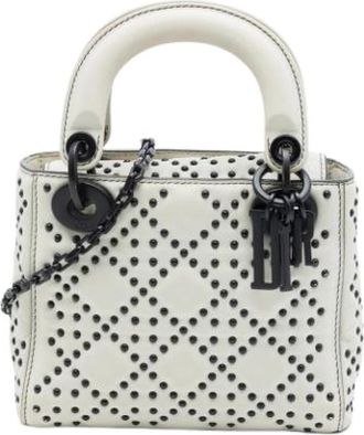 Dior Pre-owned Lady Dior - Femme - Pre-owned - Blanc - Taille: ONE Size