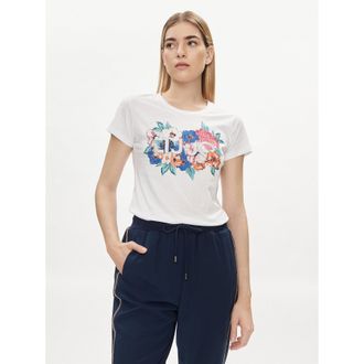 Liu Jo T-Shirt MA4340 JS923 Wei&szlig; Regular Fit